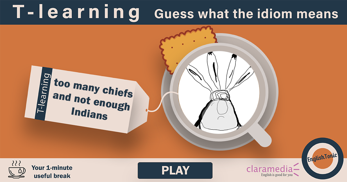 too many chiefs and not enough Indians - Claramedia